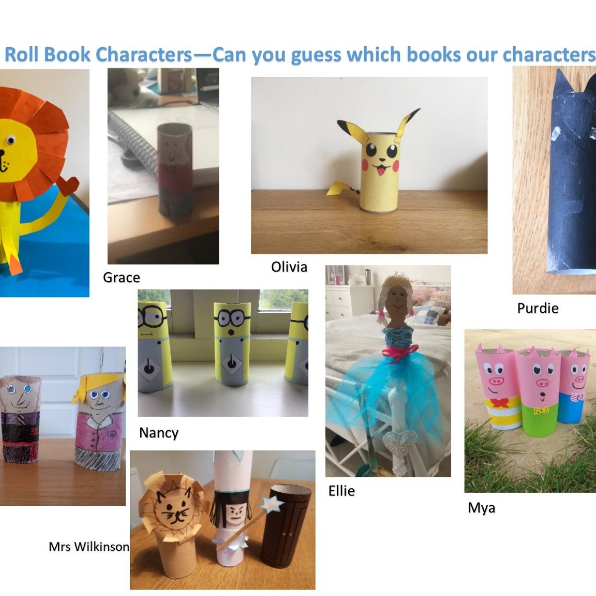 Toilet Roll Book Characters - Warwick Independent Schools Foundation